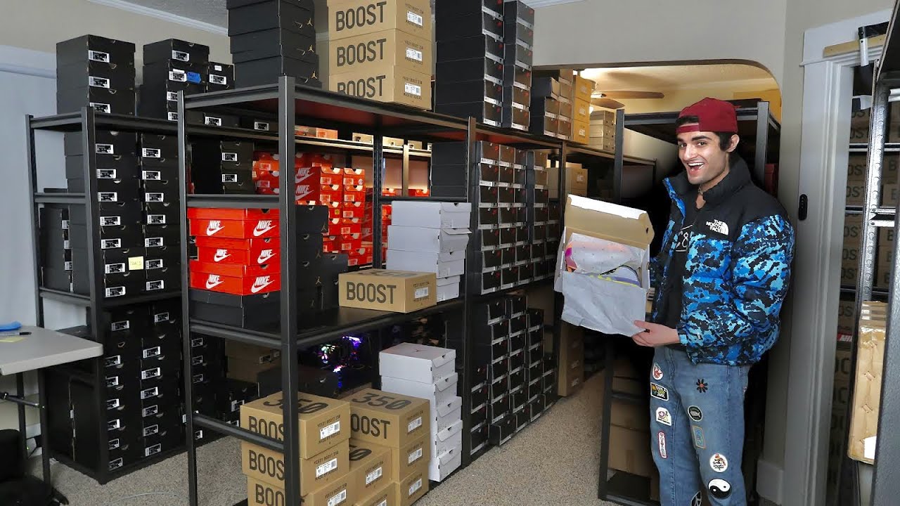 A Look Into My New StockX Warehouse! - YouTube