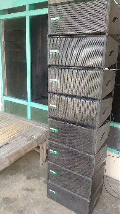 LINE ARRAY 8 inch - YouTube