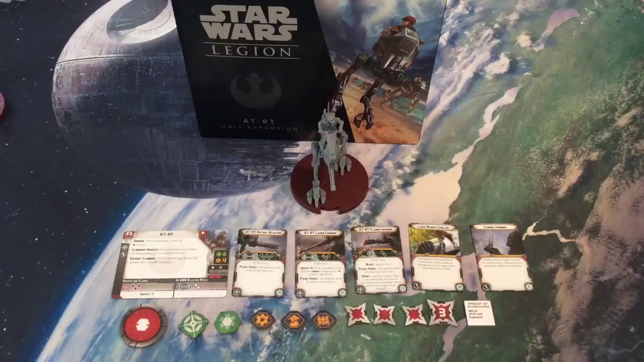 Star Wars: Legion: AT-RT Unit Expansion Content Overview - YouTube