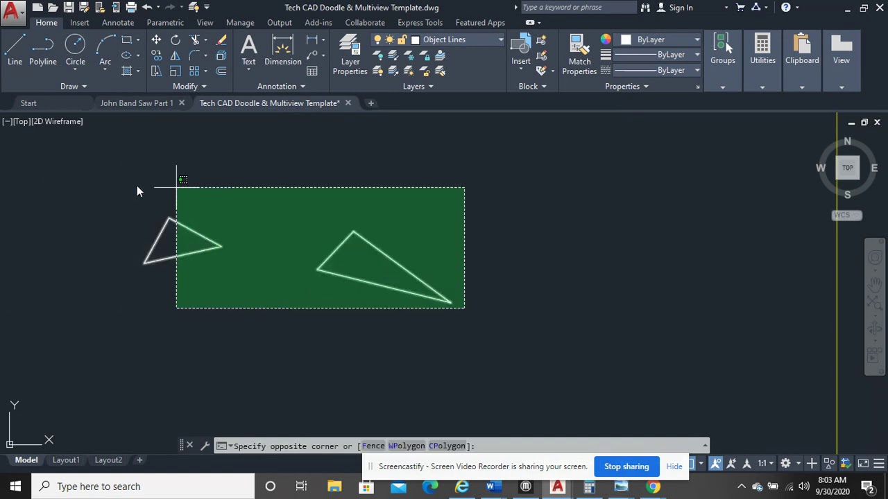 Basics Of Draw And Modify Commands 2 Youtube