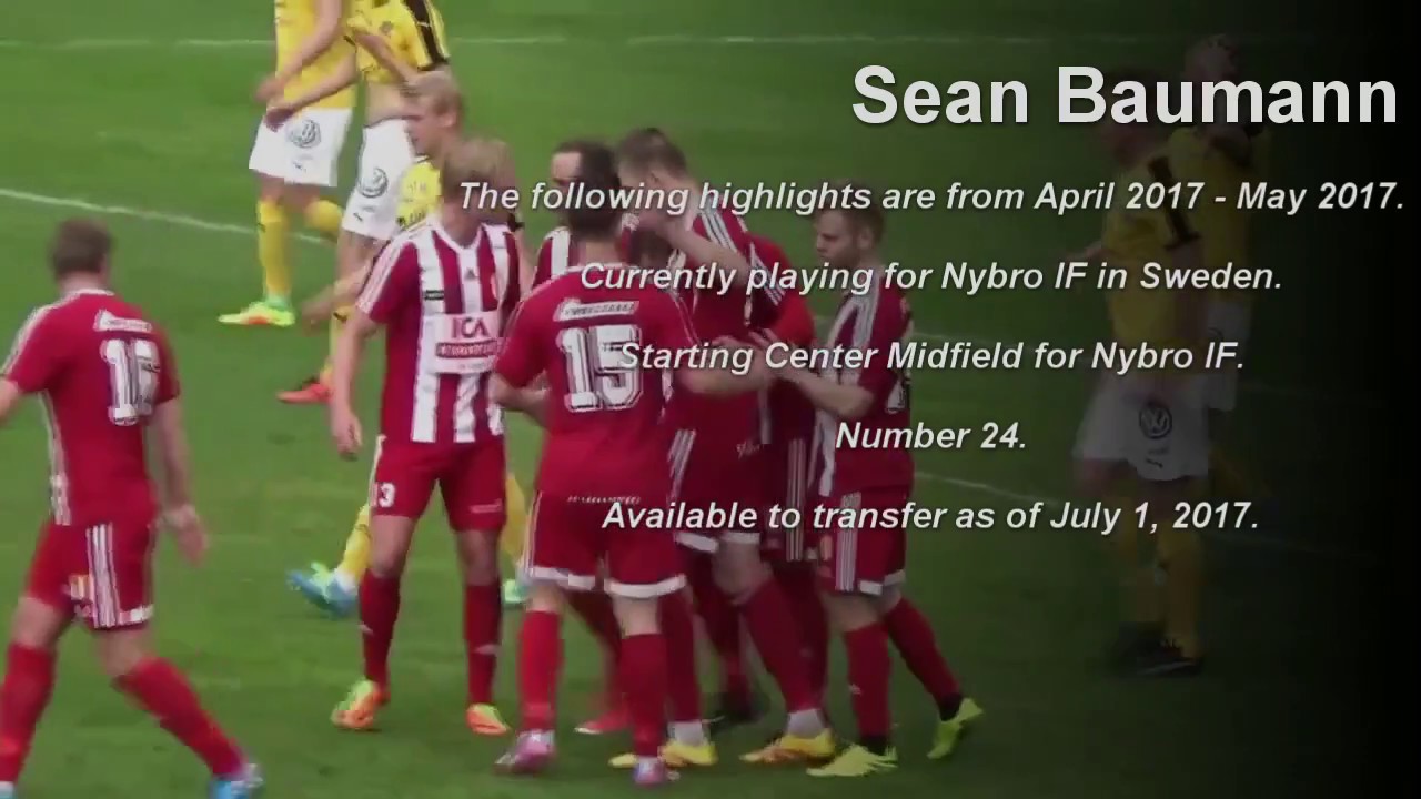 Sean Baumann Spring 2017 Nybro IF Highlights - YouTube