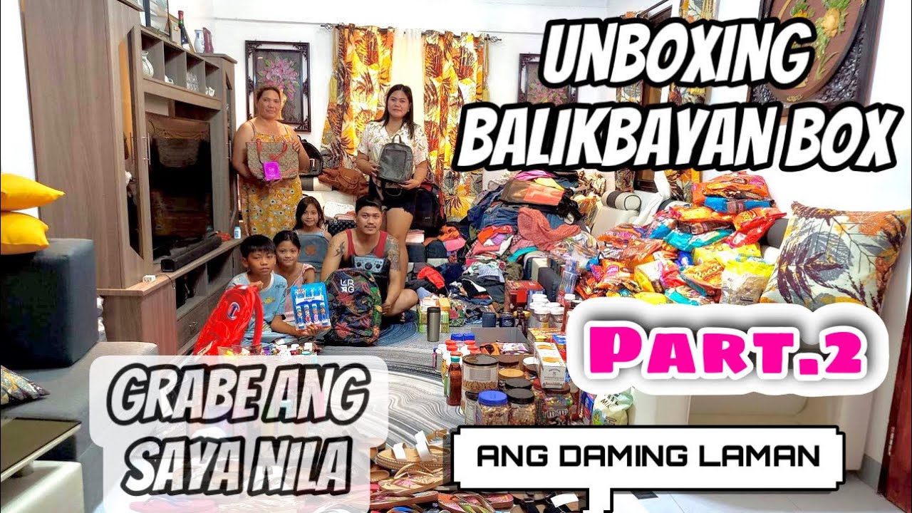 UNBOXING BALIKBAYAN BOX PART 2 |ANG DAMING LAMAN | FROM US TO PINAS ...