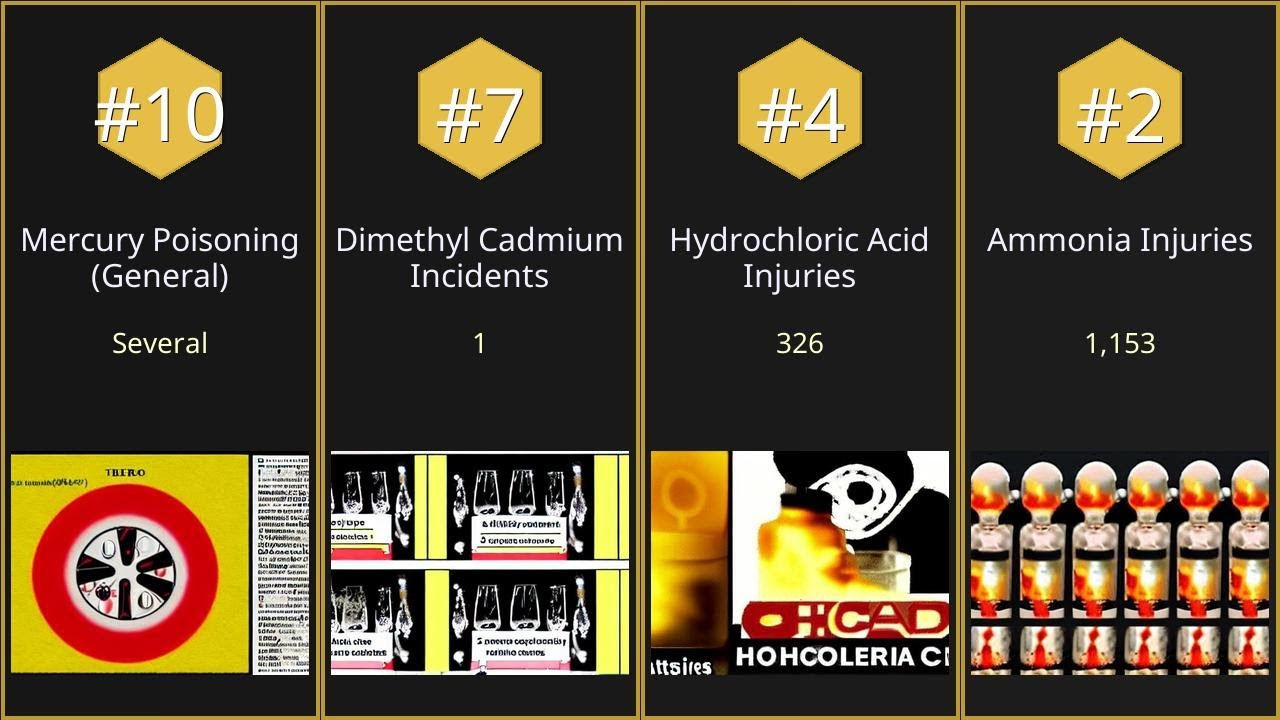 【Top 10】Most dangerous chemical reactions by lab incidents【Searched in ...