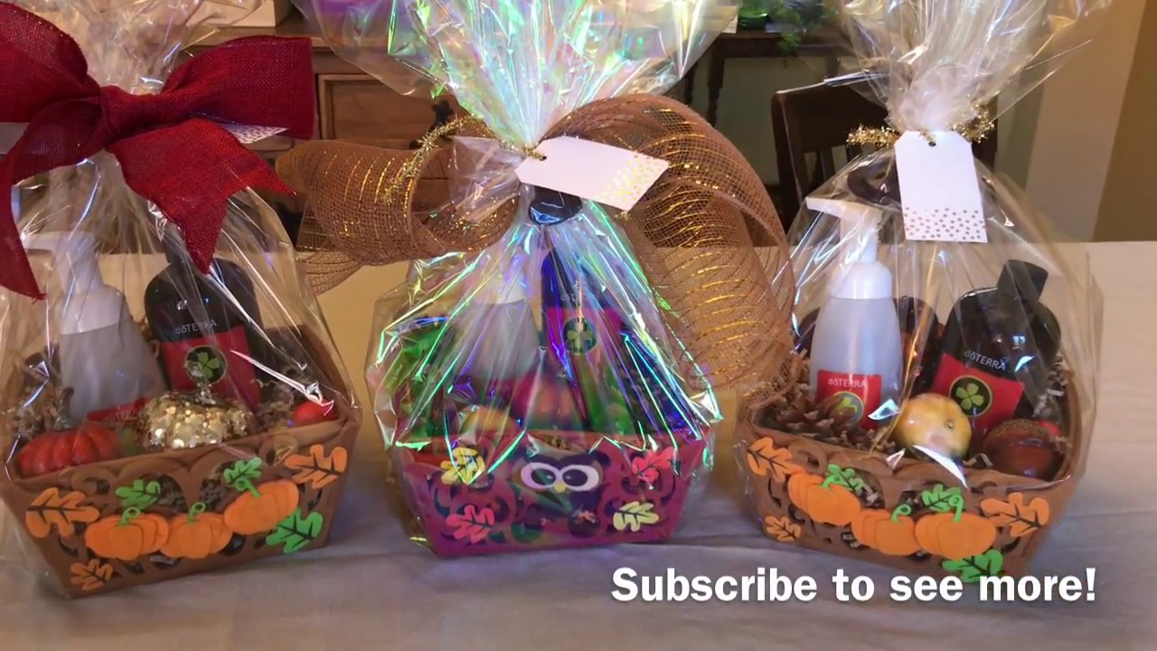 Making dōTERRA Teacher Gifts/ Gift Baskets / Hostess Gifts - YouTube