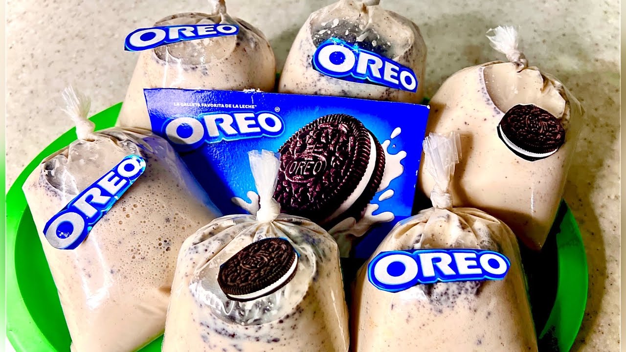 BOLIS de OREO GOURMET para Negocio I Receta como hacer bolis gourmet ...