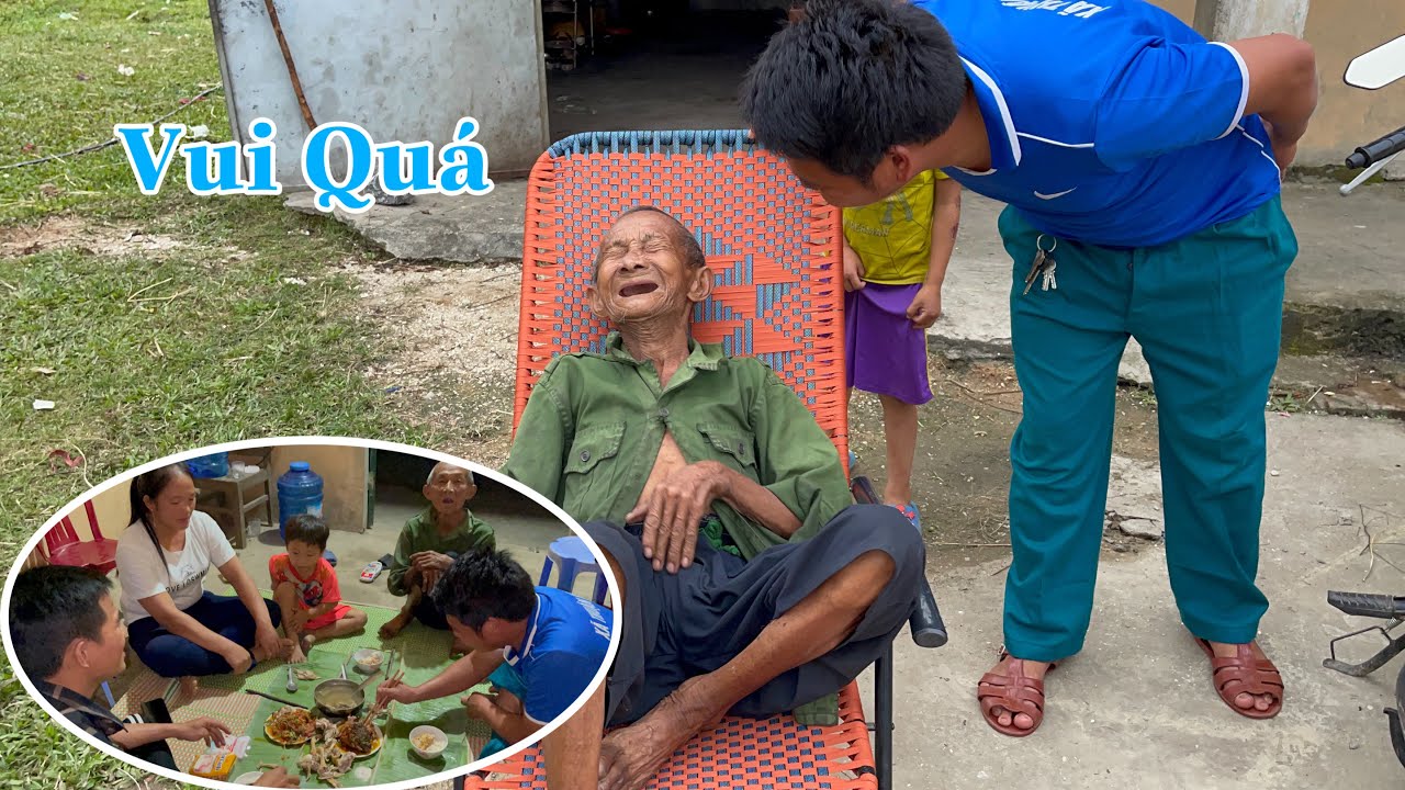 Trao Quà Cô Dự Ở Sài Gòn Cho Ông Páo. Bữa Cơm Vui Vẻ Nhất Từ Trước Đến ...