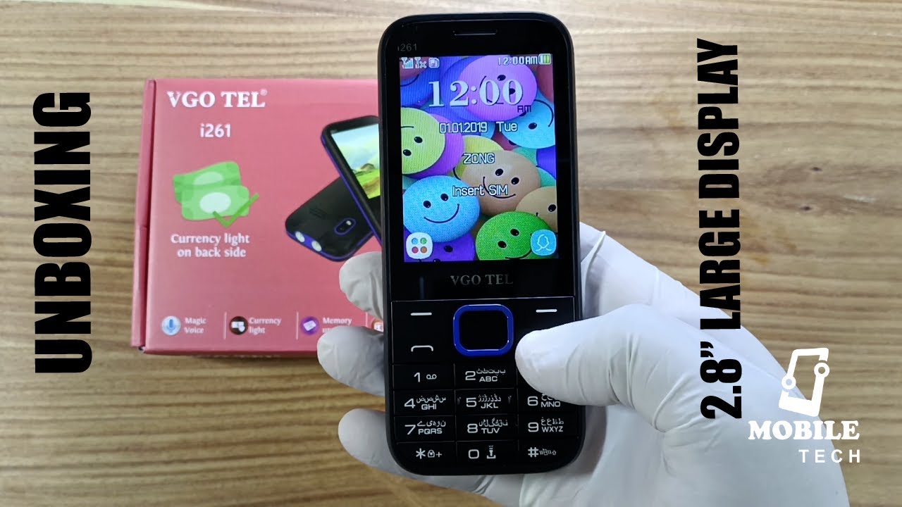 UNBOXING & REVIEW VEGO TEL i261 2.8" LARGE DISPLAY MAGIC VOICE - YouTube