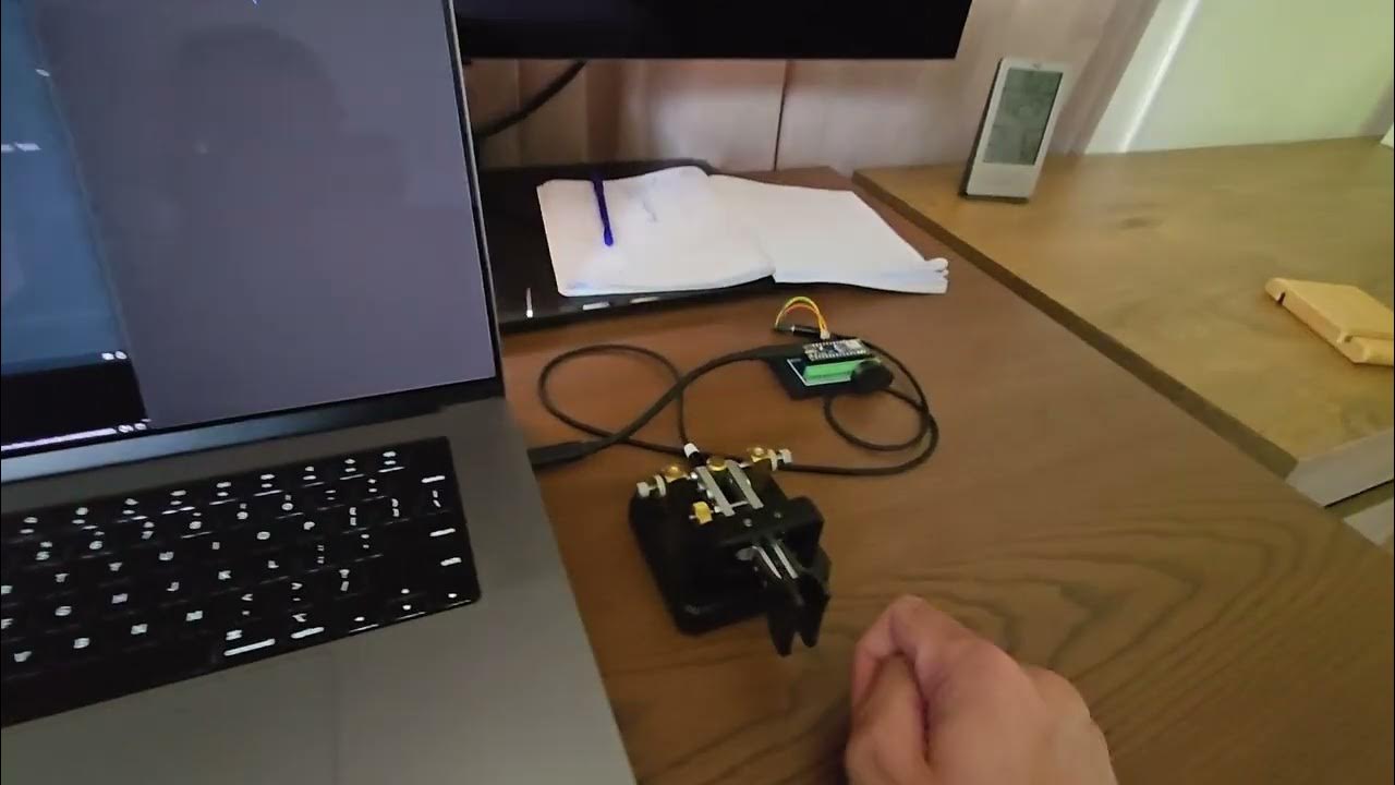 Iambic arduino morse keyboard - YouTube