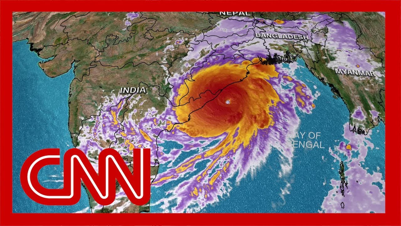 100 million people in the path of Cyclone Fani - YouTube