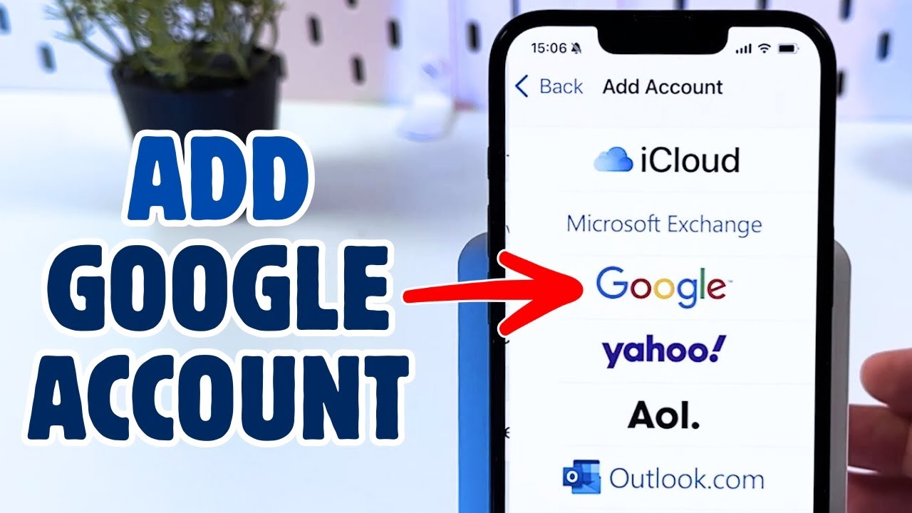 How to Add or Remove a Google Account on iPhone 16e - YouTube