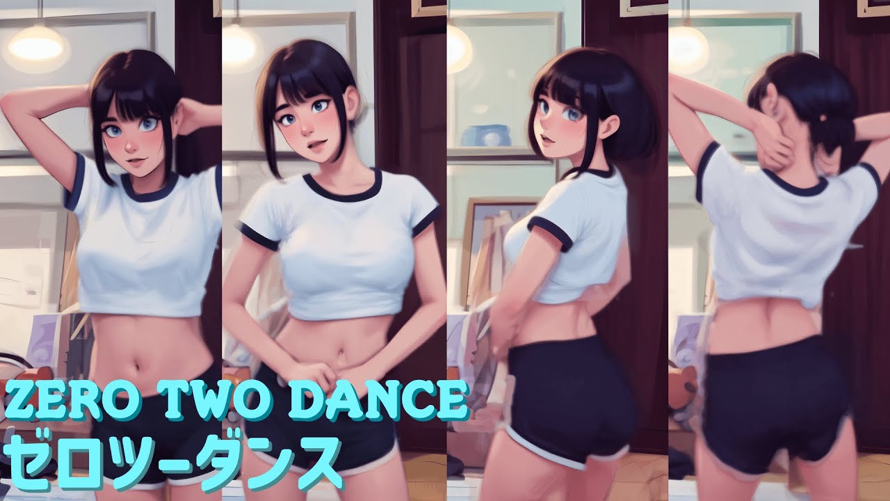 [AI DANCE GIRL] Zero Two Dance, 2 Phut Hon ゼロツーダンス 제로투댄스 零二舞蹈, 踊るアイドル 美少女跳舞 춤추는소녀 - YouTube