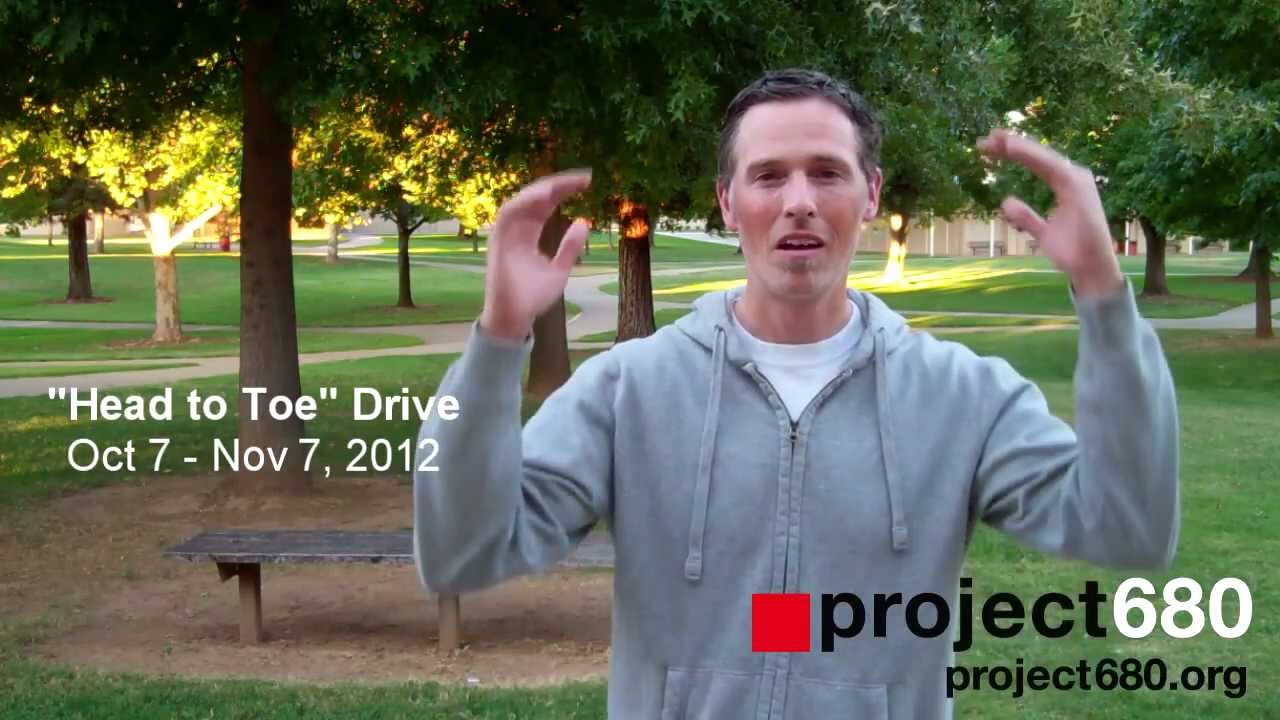 Project 680 "Head to Toe" Drive for Homeless Students - YouTube