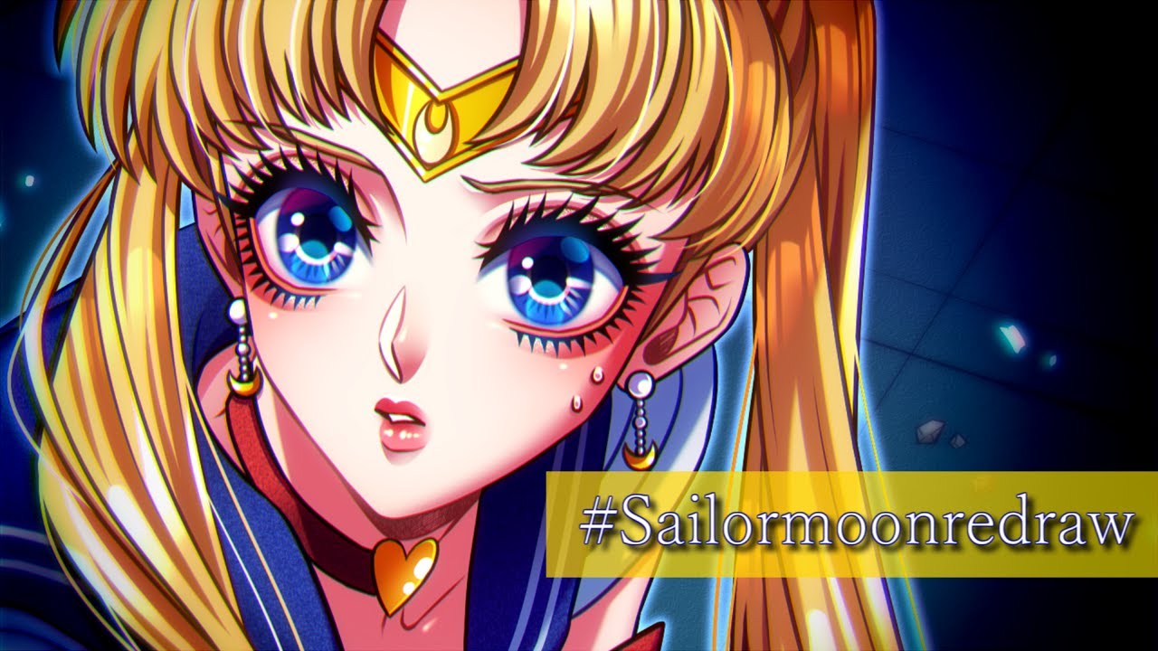 【#sailormoonredraw】セーラームーンチャレンジやってみた【描いてみた】 - YouTube