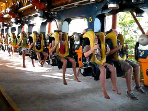 Vertical Velocity V-2 Roller Coaster - YouTube