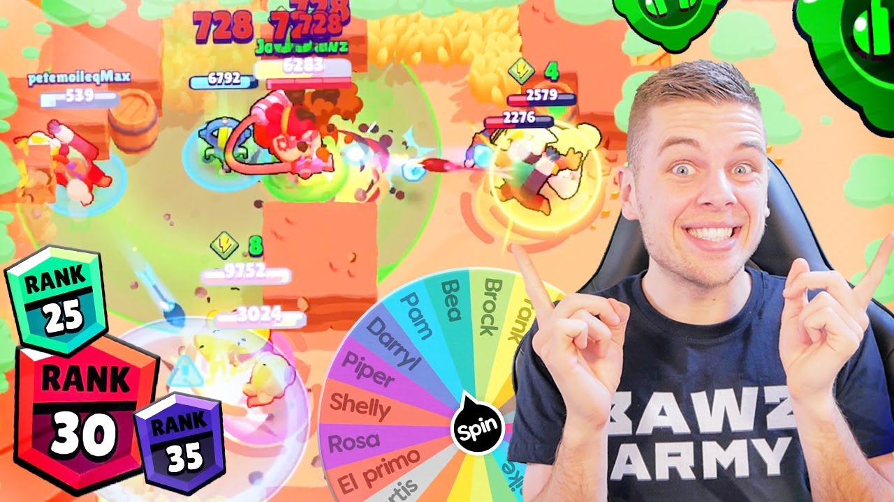 NIEUWE SPINNER IN BRAWL STARS! RANDOM RANK 25!! - YouTube
