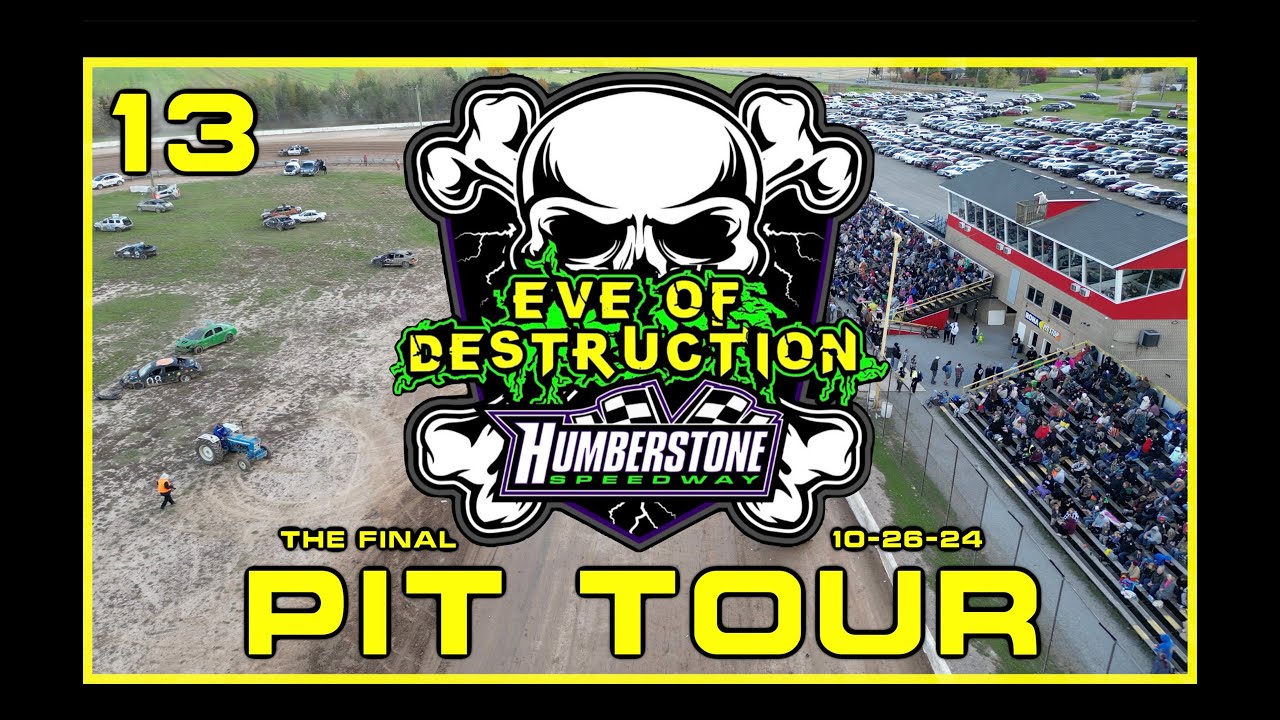 🏁Humberstone Speedway 13 PIT TOUR - EVE OF DESTRUCTION 2024!!! 10-26-24 ...