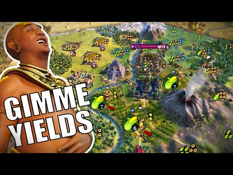Civ 6 | The Art Of HUGE Capital Yields, Go Big I Say!!! – (#1 Deity ...