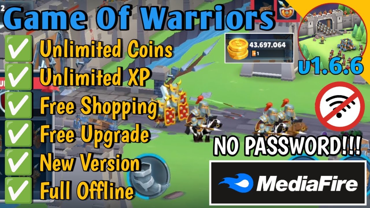 Game of Warriors Mod Apk Versi 1.6.6 - Unlimited Coins & Free Shopping ...
