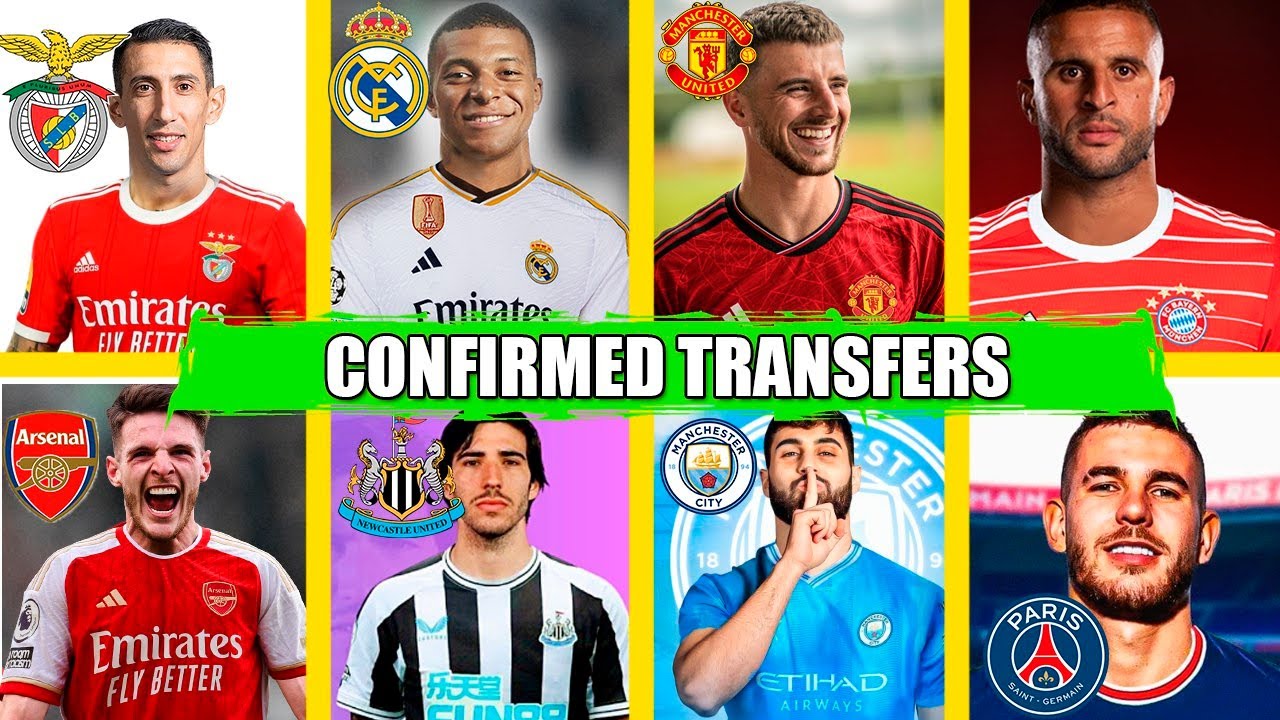 LATEST CONFIRMED TRANSFERS 🚨 SUMMER TRANSFER WINDOW 2023 | MBAPPE ...