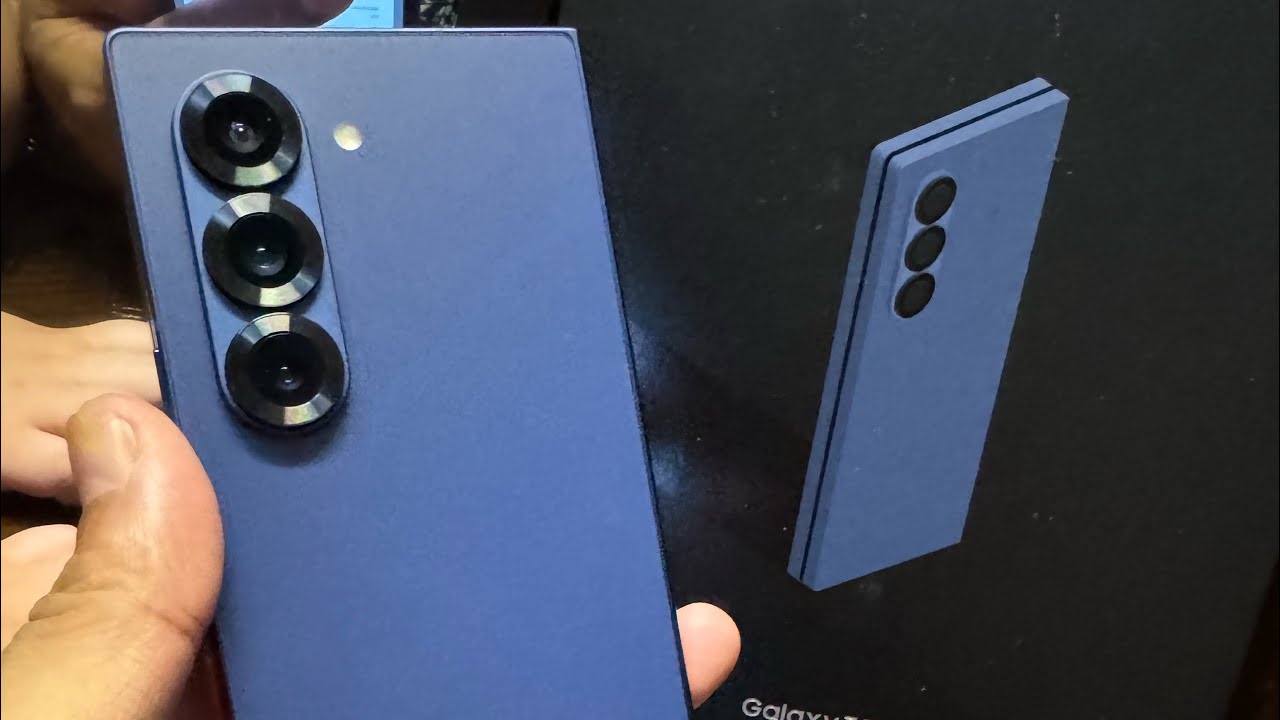 Samsung Galaxy Z Fold 6 | Navy Blue | Quick Unboxing #zfold6 #navyblue ...