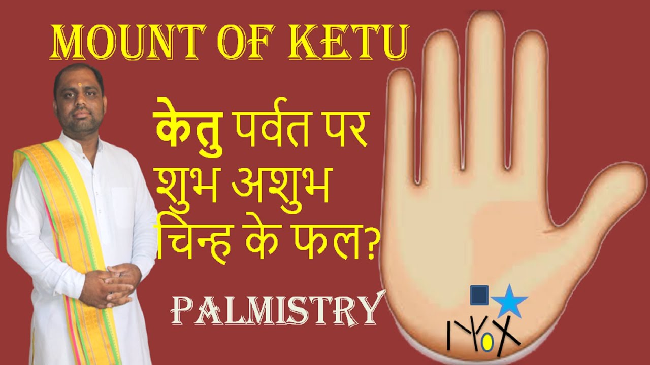 केतु पर्वत पर शुभ अशुभ चिन्ह ||हस्तरेखा ज्ञान ||hast rekha basics # ...
