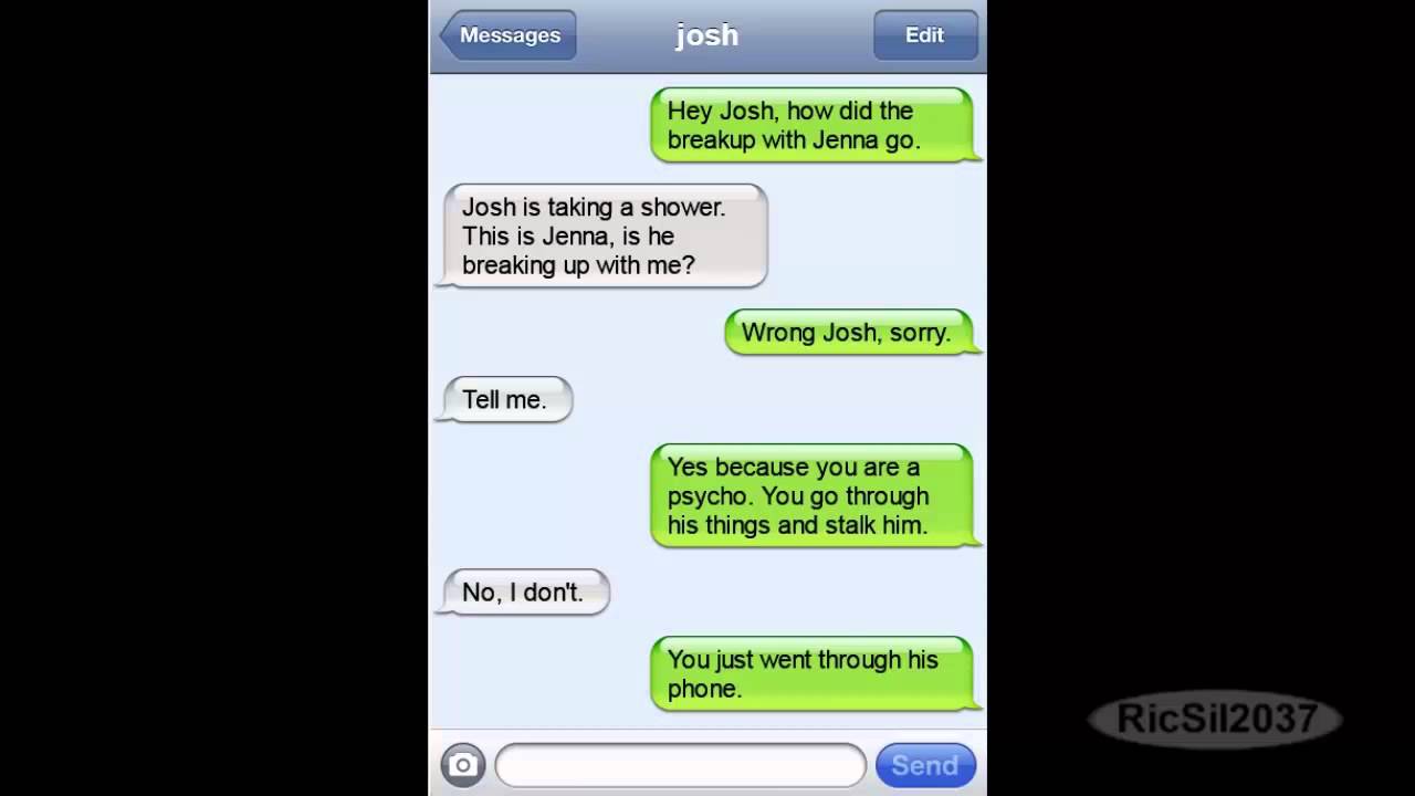 Very funny iphone text messages #13 - YouTube