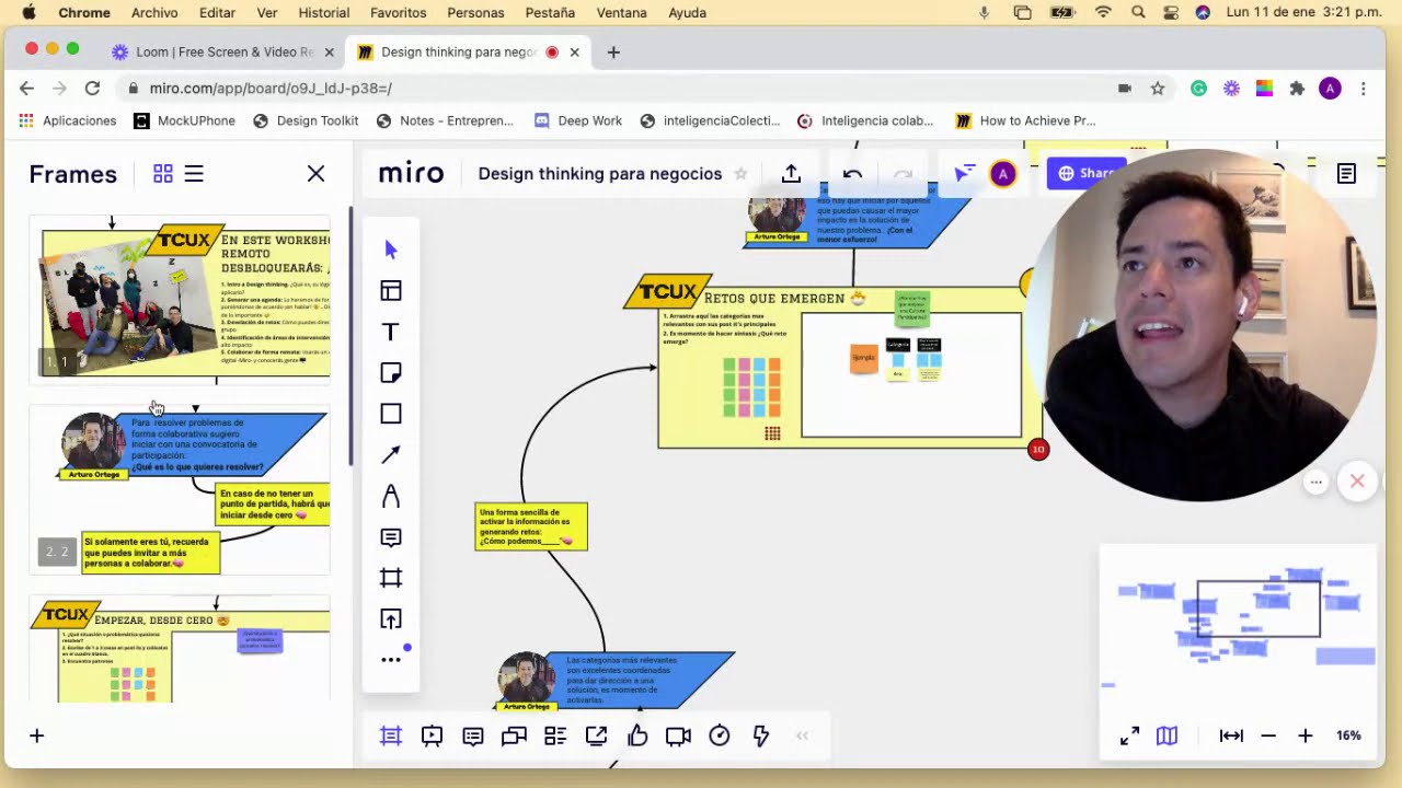 ¿Cómo hacer presentaciones express en Miro? - YouTube