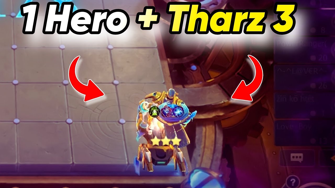 COMMANDER THARZ SKILL 3 + GORD BEST COMBO MAGIC CHESS - YouTube
