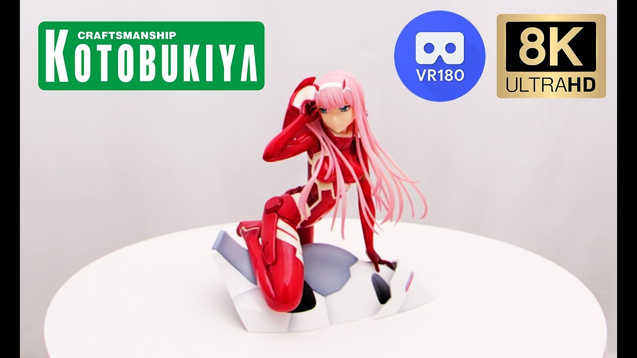 Darling in the FranXX Zero Two by Kotobukiya 8K VR180 - YouTube