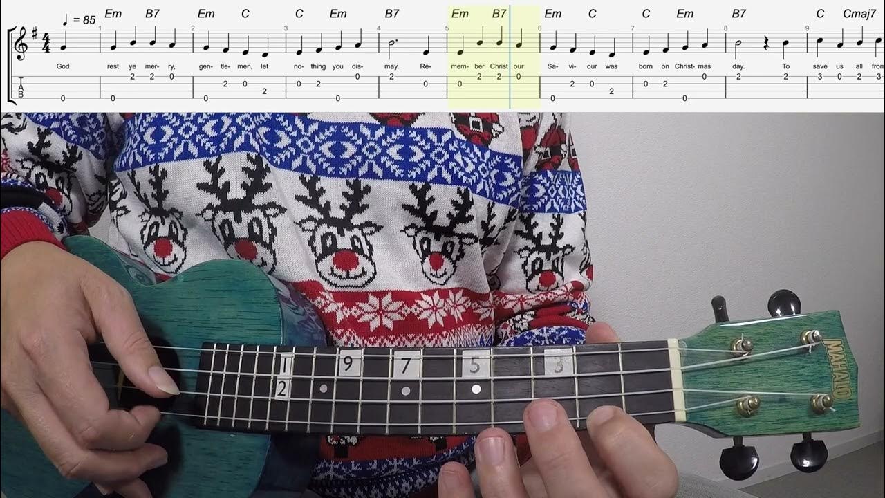 God Rest Ye Merry, Gentlemen Ukulele Carol - YouTube