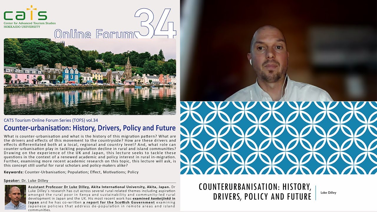 TOFS34 Dr. Luke Dilley- Counter-urbanisation: History, Drivers, Policy ...