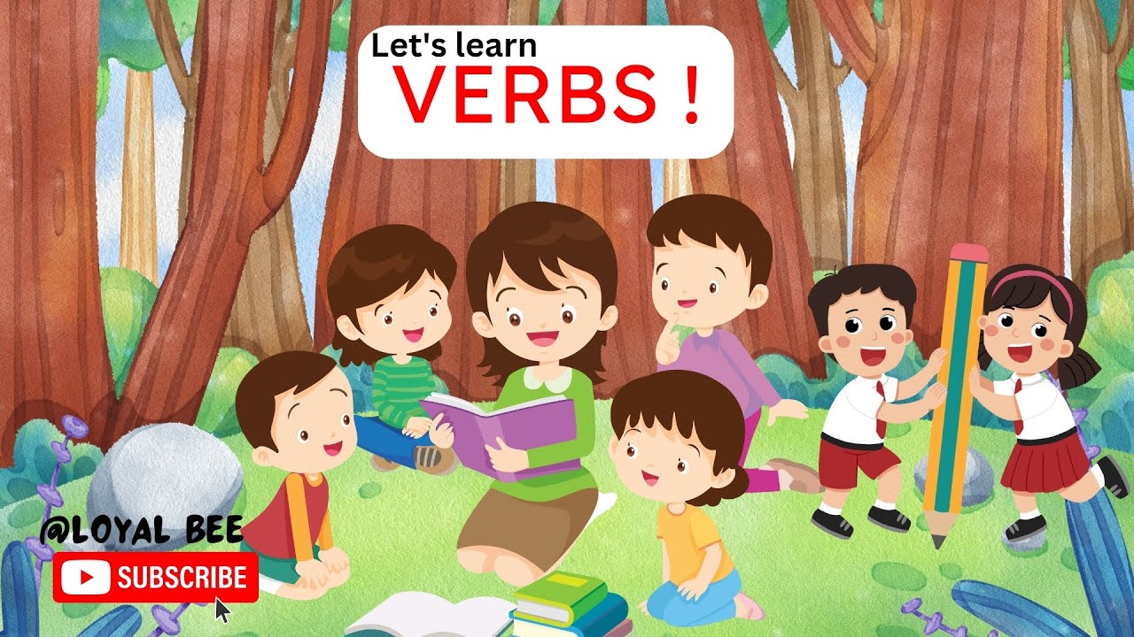Learn Verbs with Fun Simple Sentences! | Kids Educational Video - YouTube