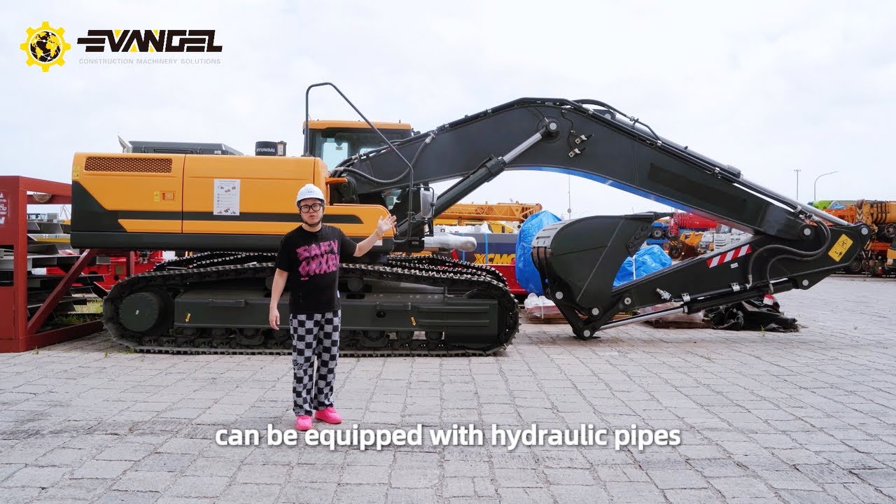 The Ultimate Crawler Excavator? Exploring the HYUNDAI HX340HD - YouTube