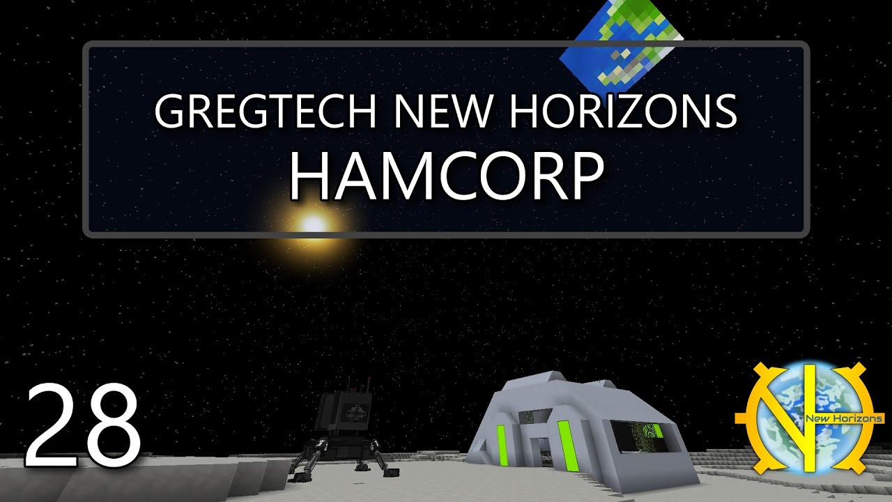 GregTech New Horizons E28: HamCorp Lunar Office - YouTube