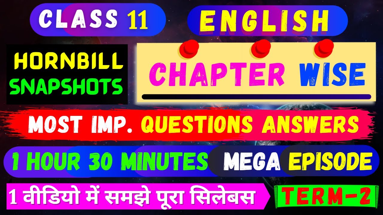 class 11 English complete syllabus | chapter wise important questions ...