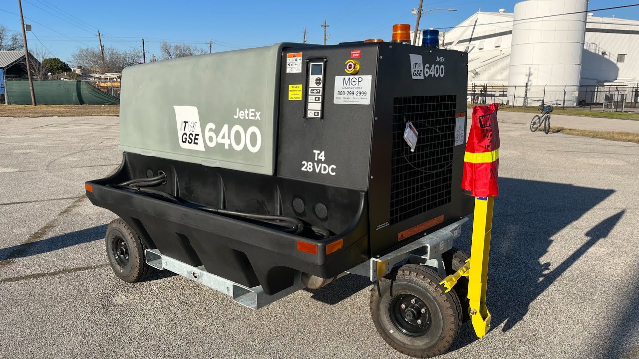 New 2022 ITW GSE - JetEx 6400 28.5 Volt DC GPU (JetEx 8) Load Bank Test ...