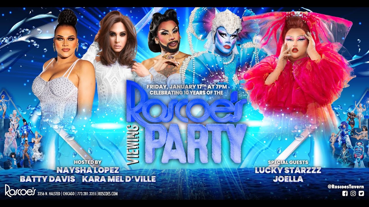 Joella - Roscoe's RuPaul's Drag Race Season 17 Viewing Party! - YouTube
