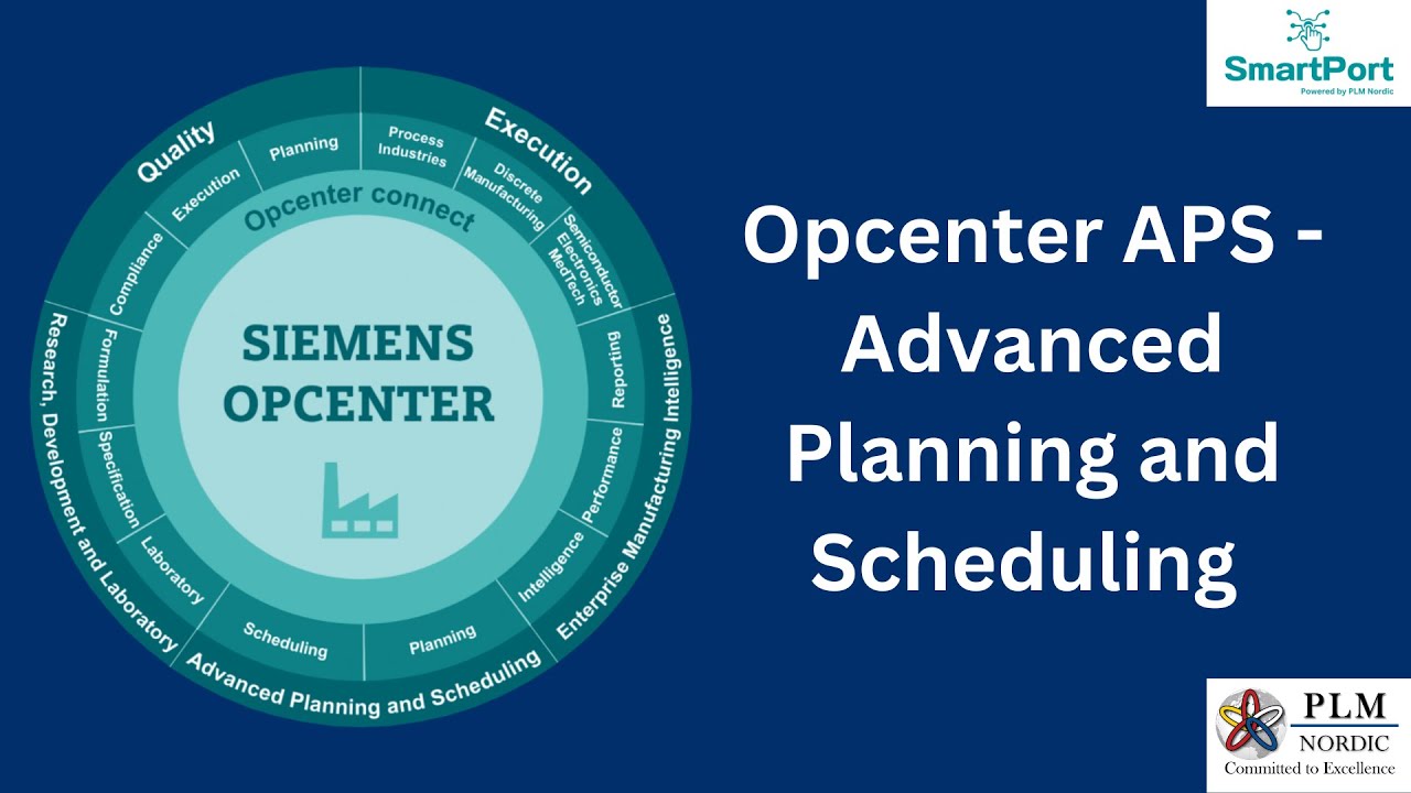 Opcenter APS | Advanced Planning and Scheduling | PLM Nordic - YouTube