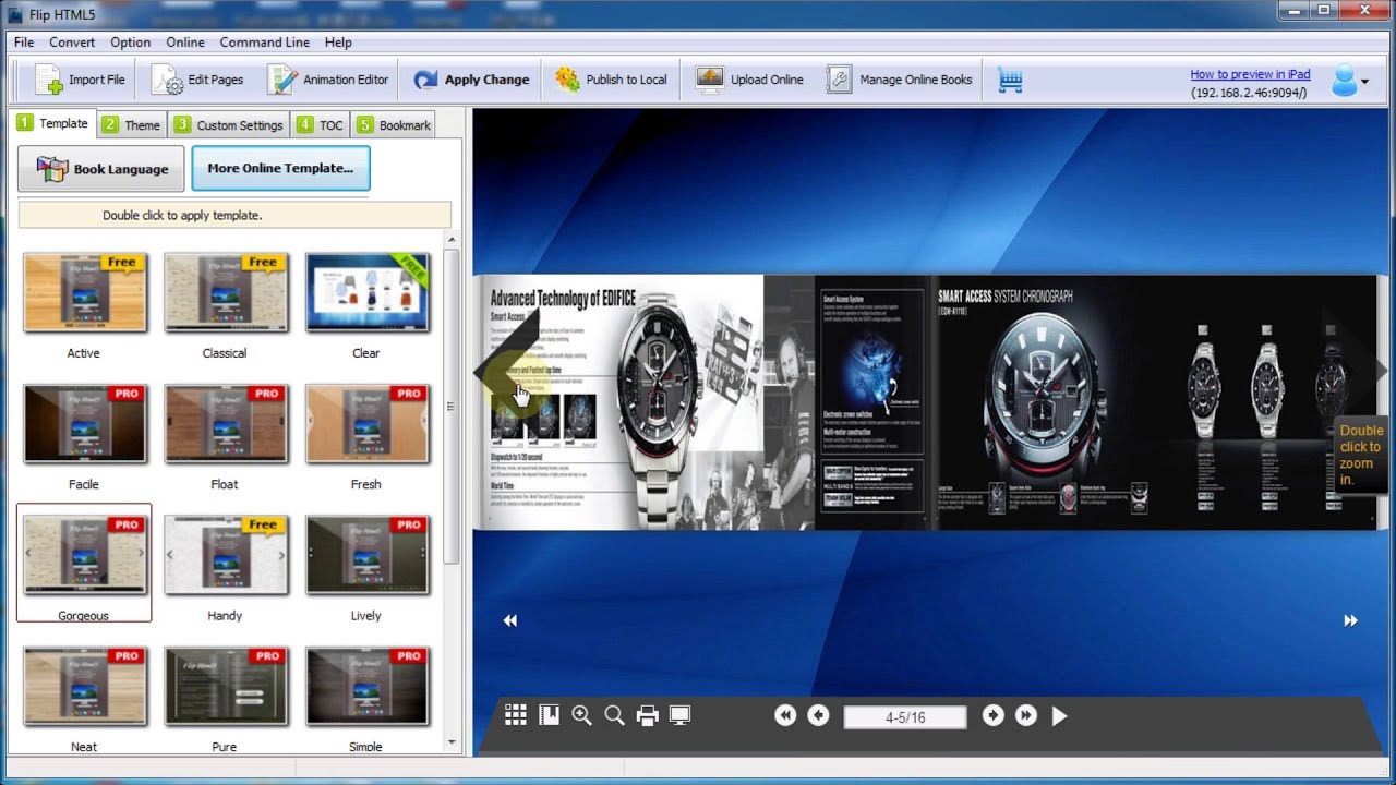 Create HTML5 Flipbooks with 3D realistic Page-flipping Effect & Custom ...