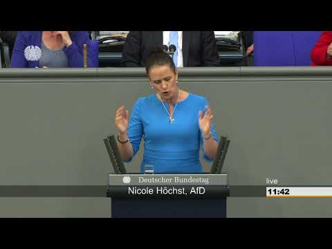 Rede von Nicole Höchst AFD, zum  Berufsbildungsbericht 2018 vom 26.04.2018