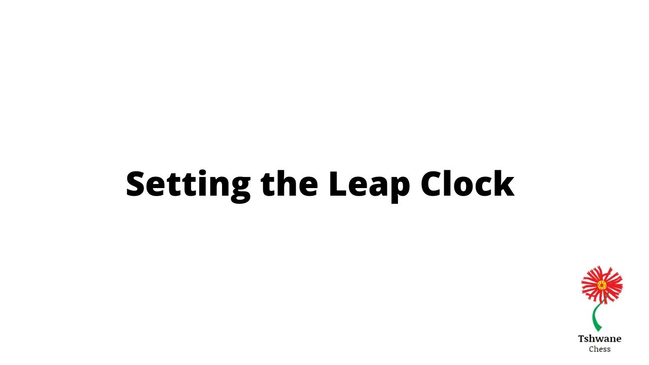 Setting the LEAP Clock for 5555 and 5 sec increment 2 1 - YouTube