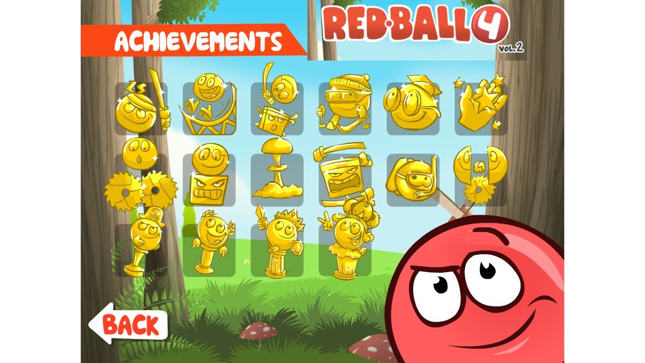 Red Ball 4 volume 1 all achievements - YouTube