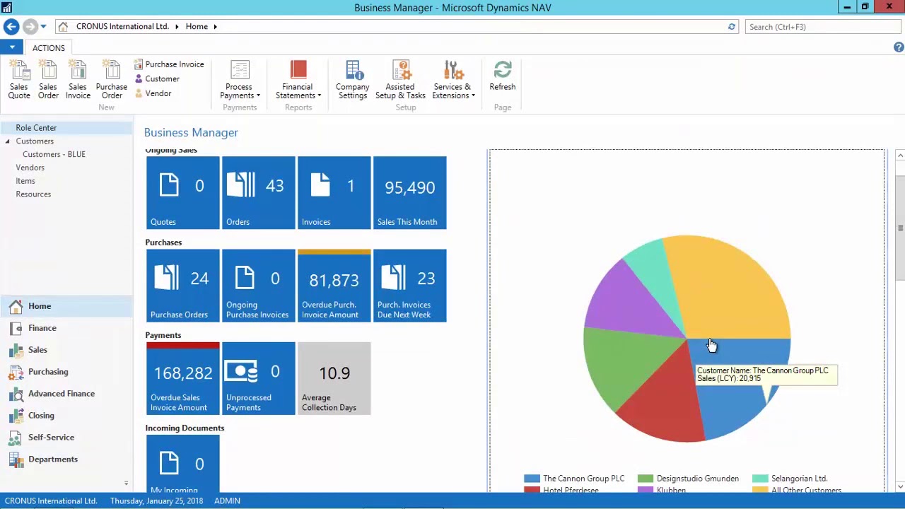 Introduction to Microsoft Dynamics NAV 2017_09 - YouTube