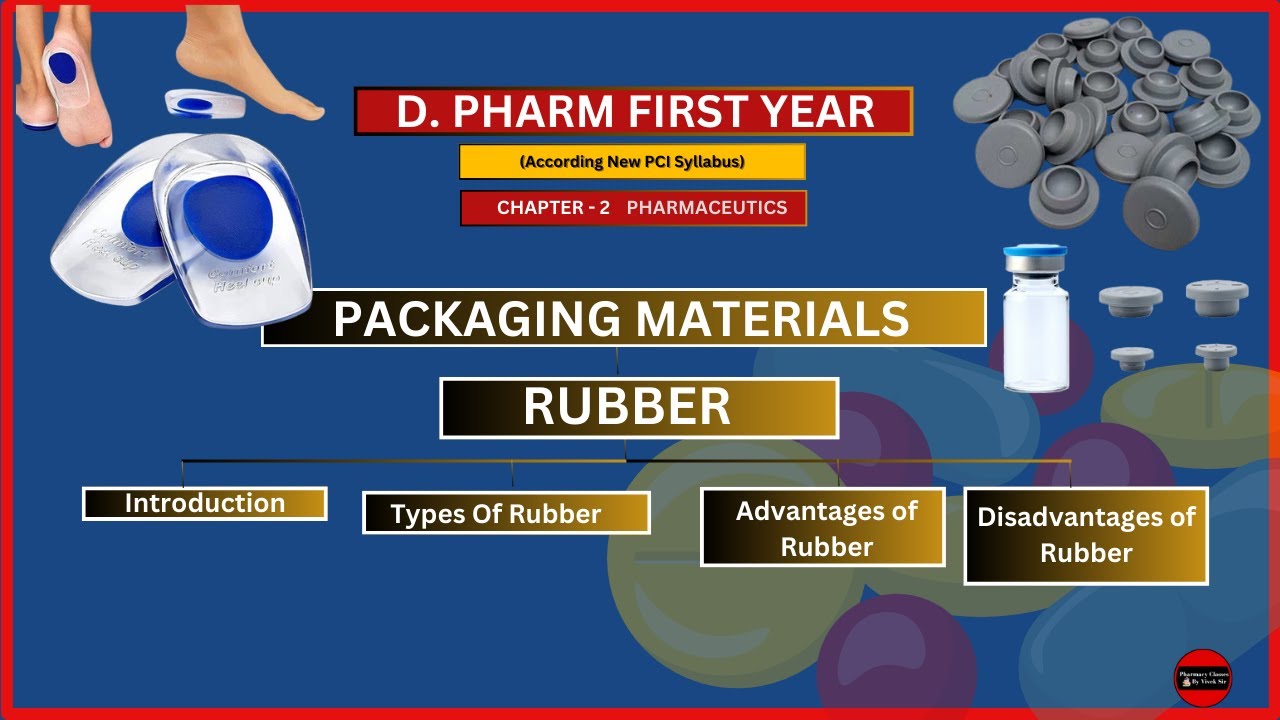 Rubber as a Packaging Material || pharmaceutics || types of #Rubber by ...