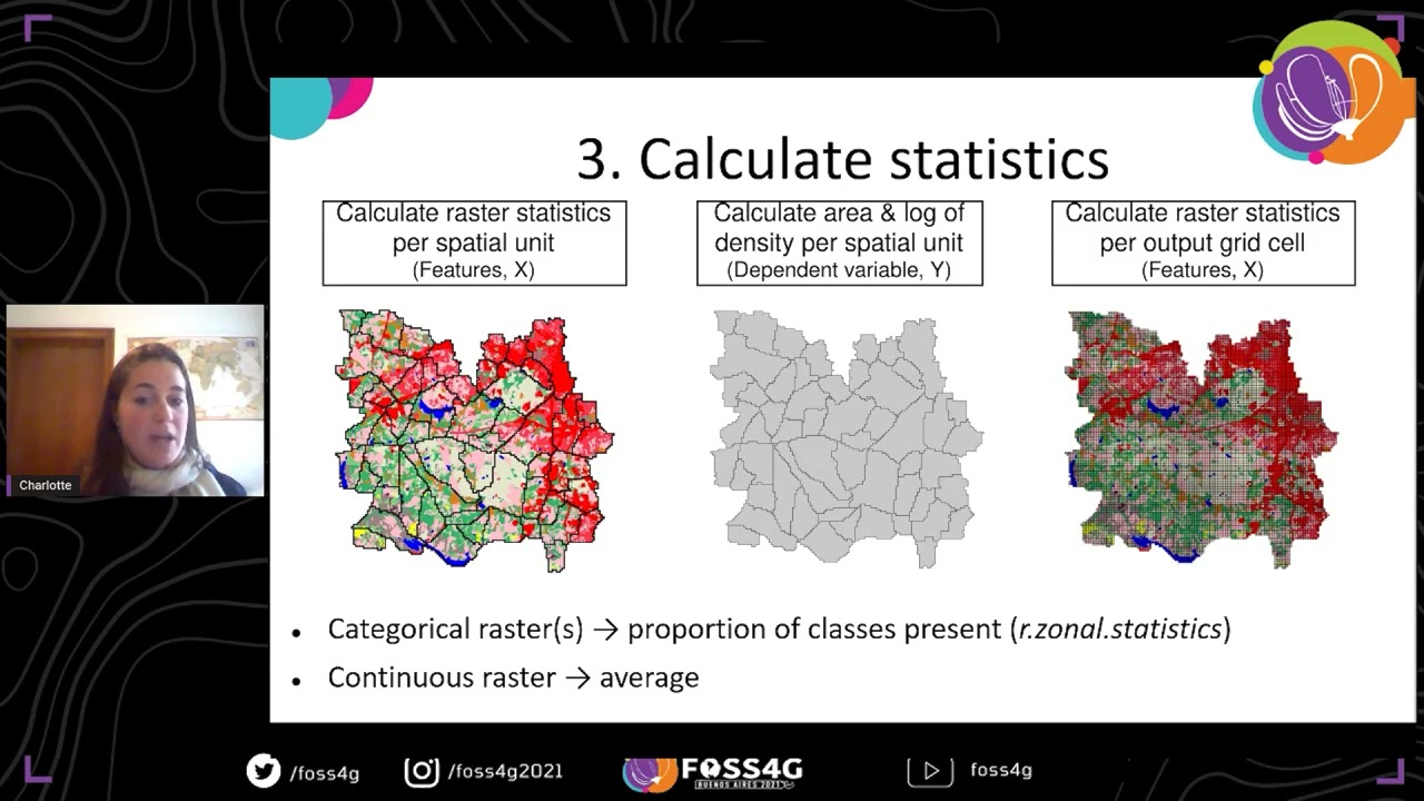 FOSS4G 2021 - A tool for machine learning based dasymetric mapping approaches in GRASS GIS - YouTube