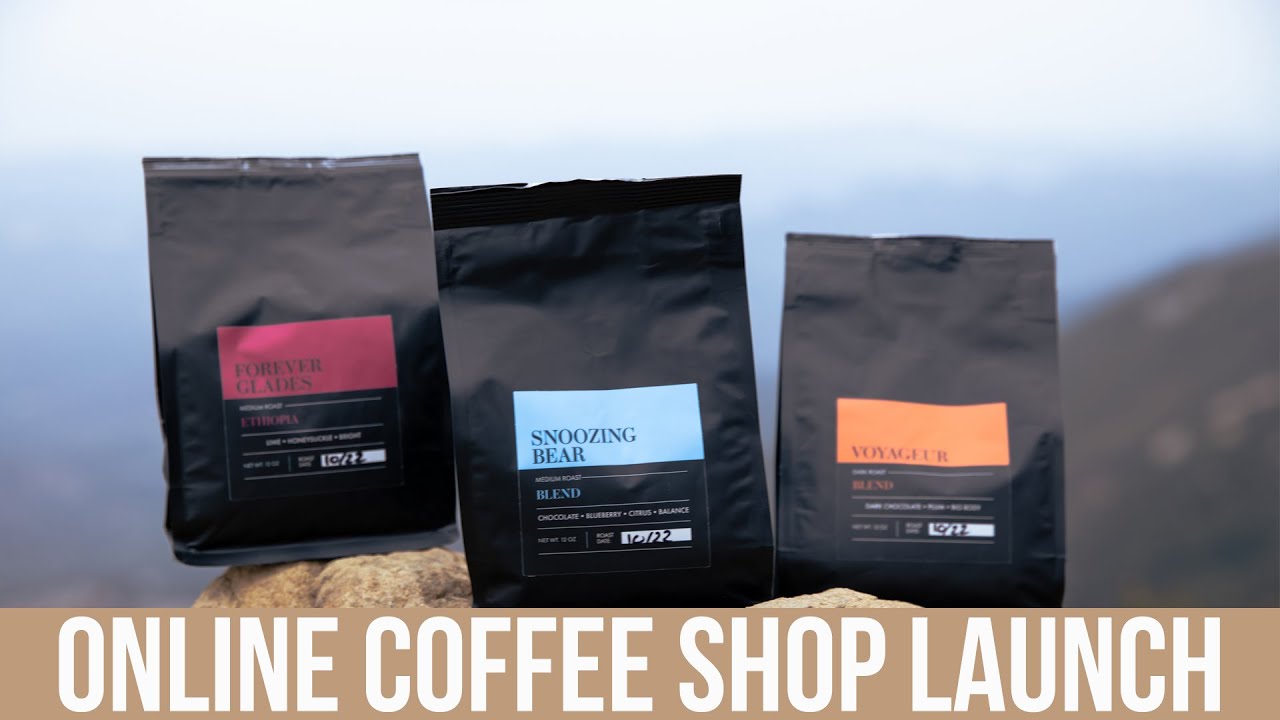 ONLINE COFFEE SHOP LAUNCH!!! - YouTube