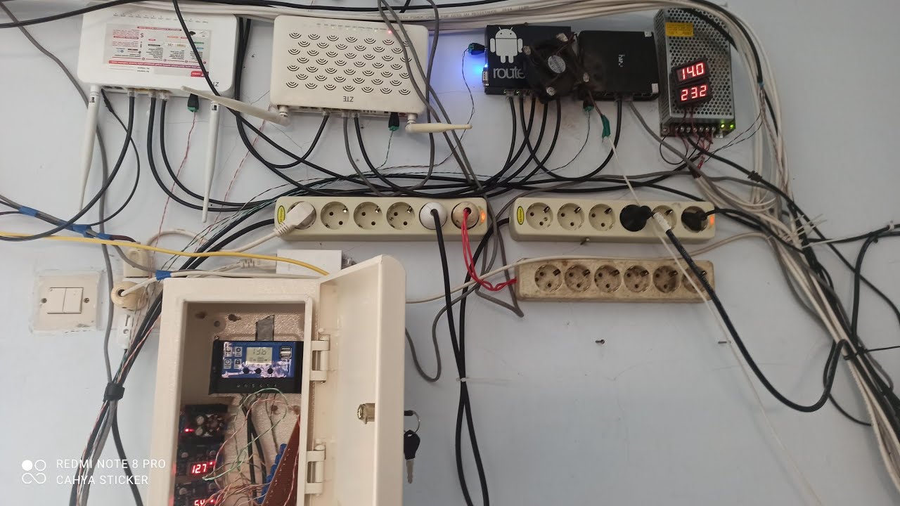 PART 01 | Dengan begini server jadi hemat listrik | UPS DC RT RW NET ...