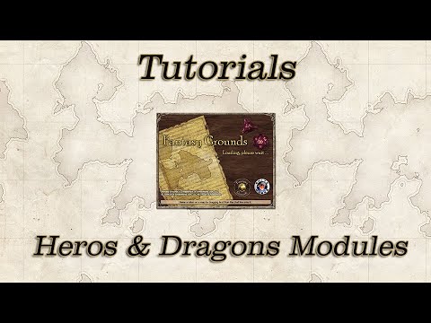 Tutorial Fantasy Grounds Classic - Héros & Dragons BBE - Modules - YouTube