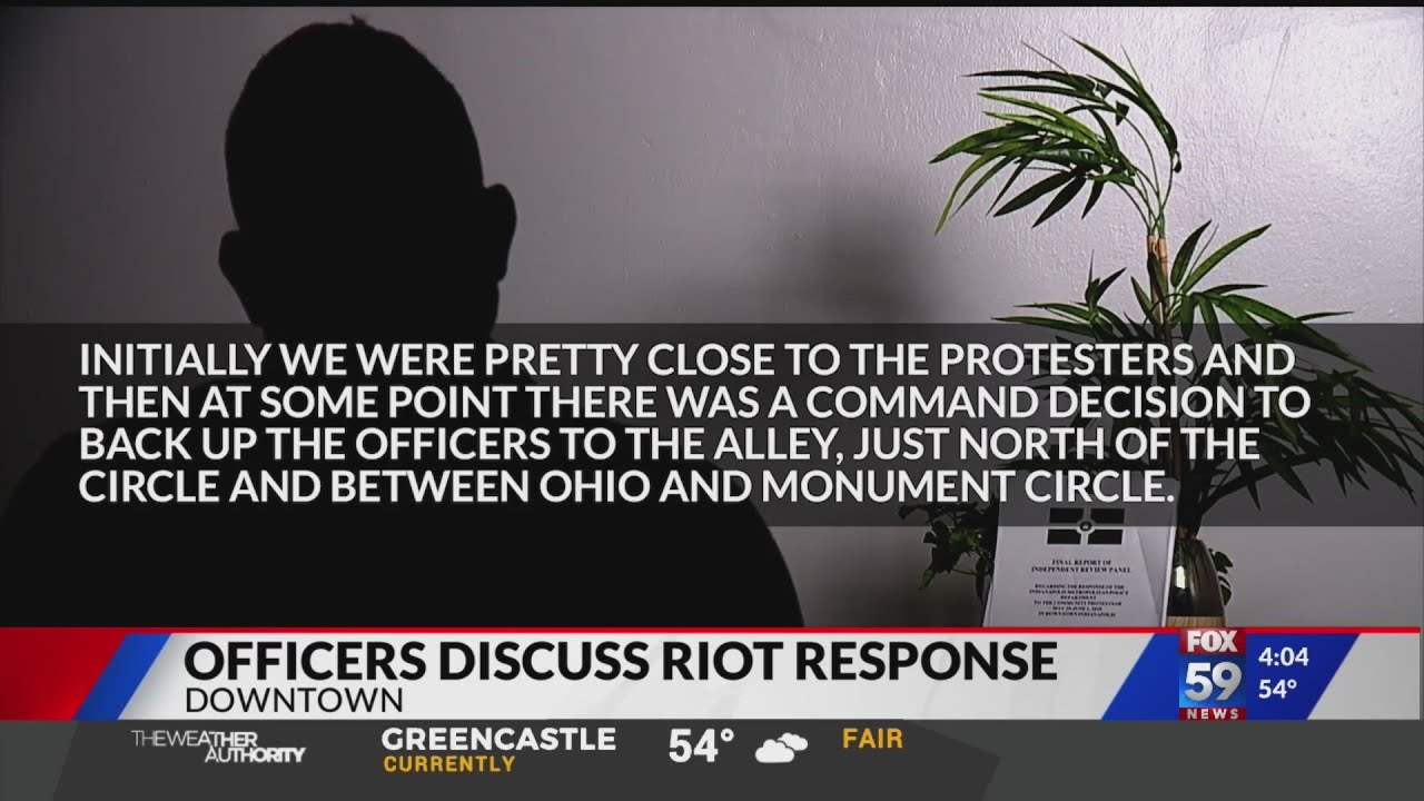 IMPD officers discuss riot response - YouTube