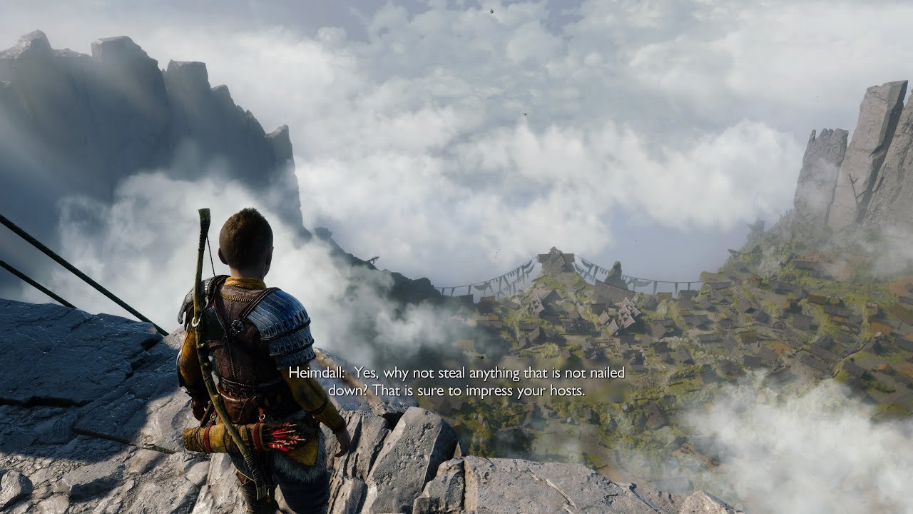 God of War RAGNAROK--Part 16 MEETING ODIN AND EXPLORING ASGARD ...